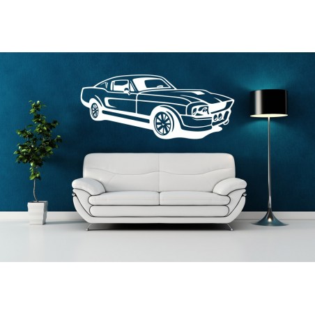 Stickers Mural Eleanor, Ford Mustang Shelby GT 500, 60 Secondes Chrono ...